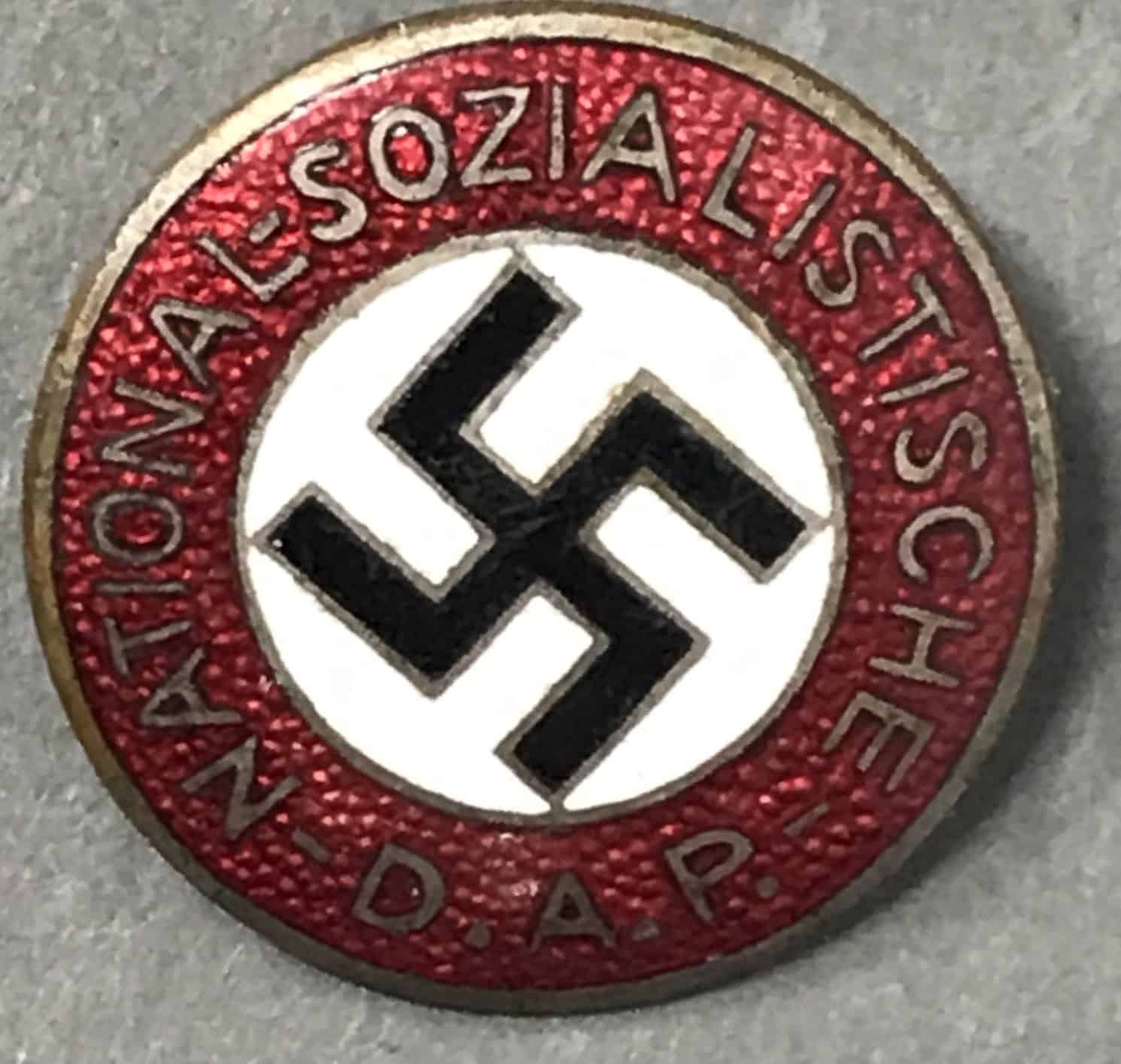 1935 NSDAP Enamel Membership Badge | Gettysburg Certified