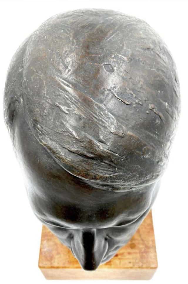 Life Size Adolf Hitler Bust by Schmidt Hofer with Marble Base