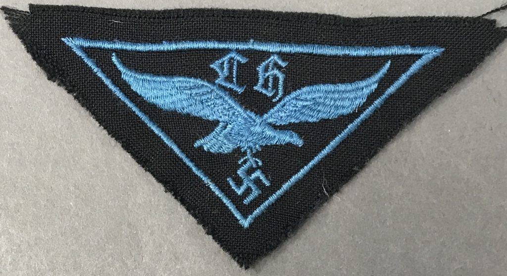WWII German Hitler Youth Luftwaffe HJ Flak Helper's Breast Eagle