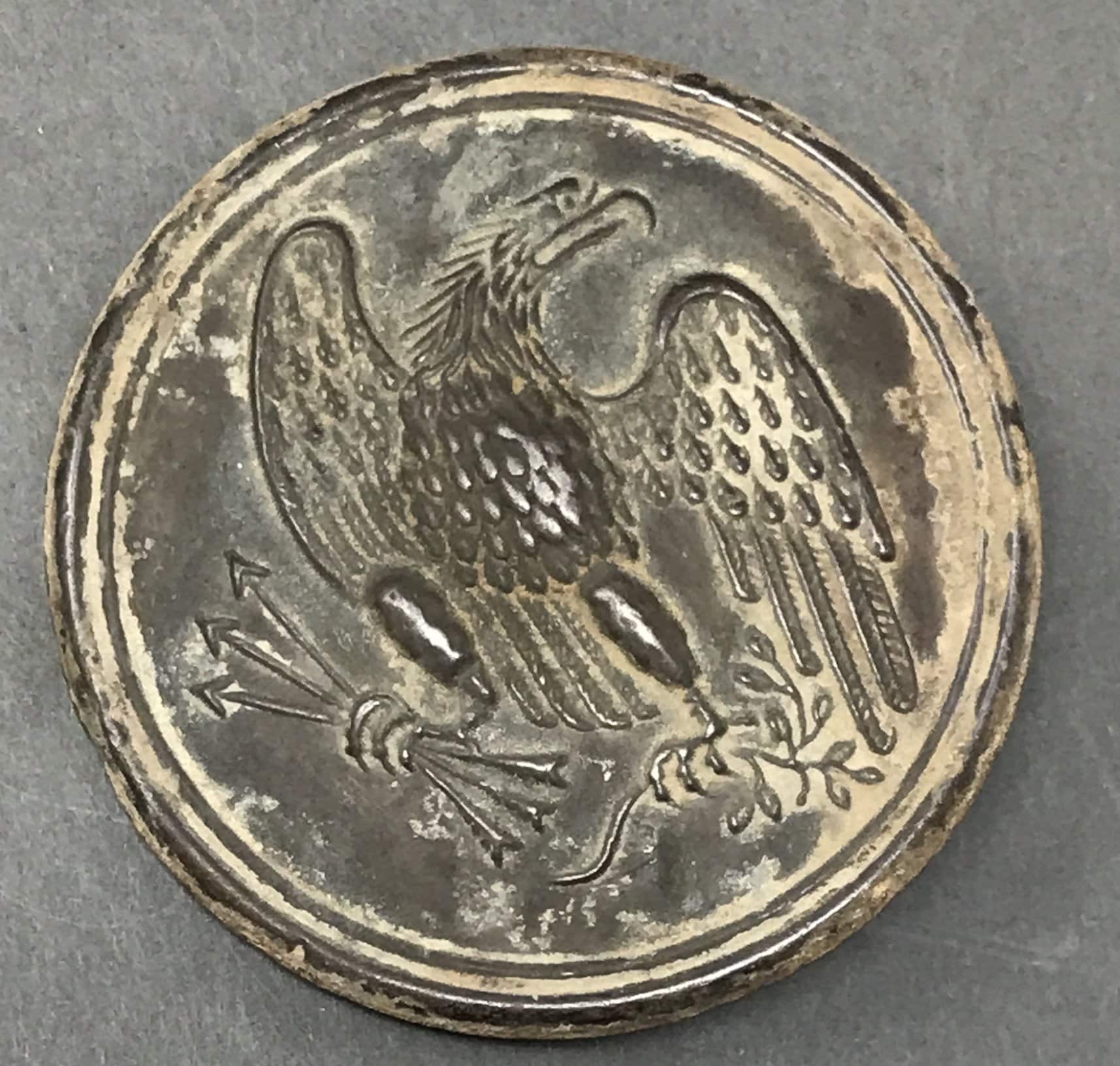 Discover Genuine Civil War Eagle Breast Plate from New Burn