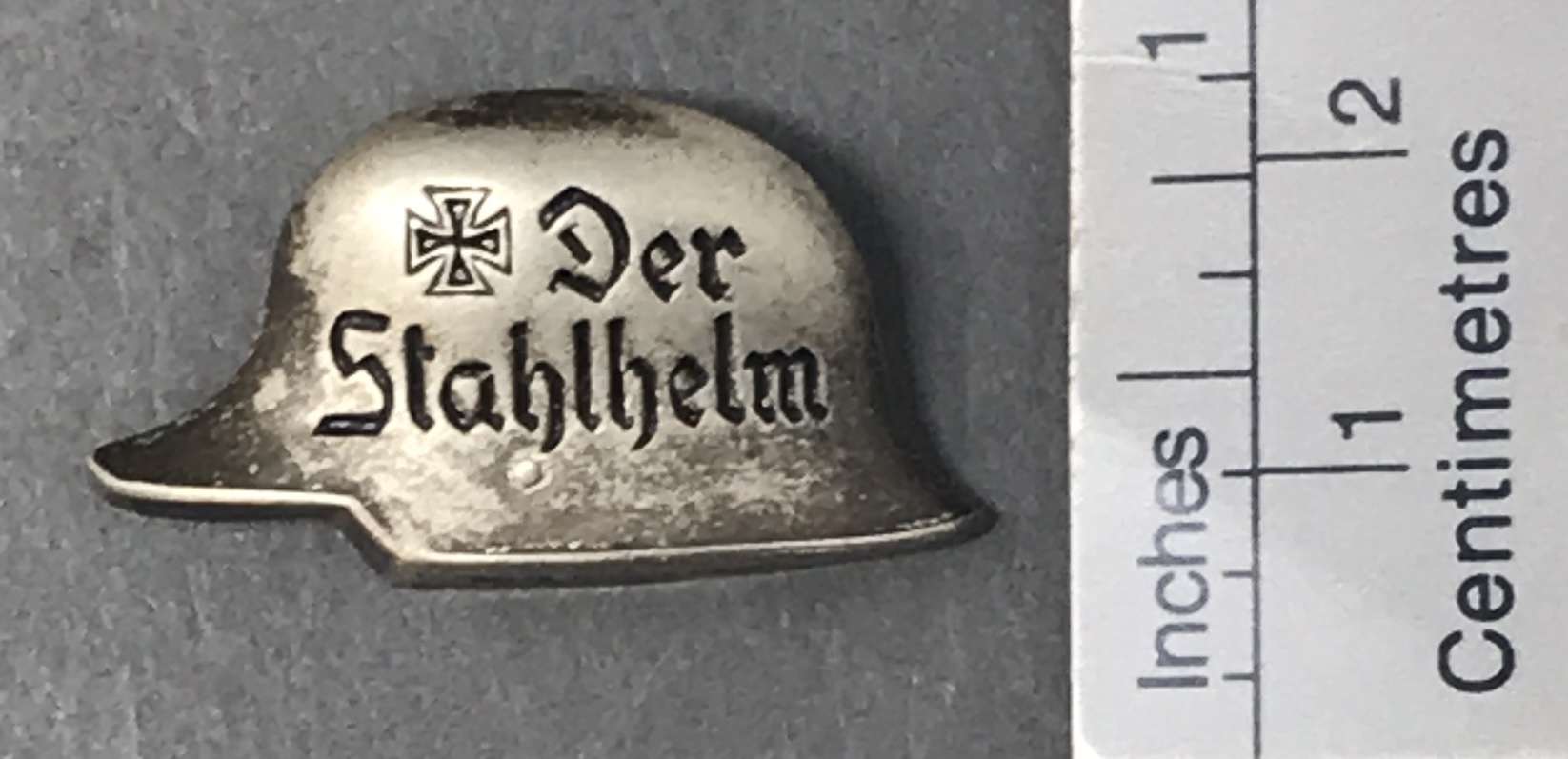 Stahlhelm Veterans Lapel Pin | Authentic WWII Memorabilia