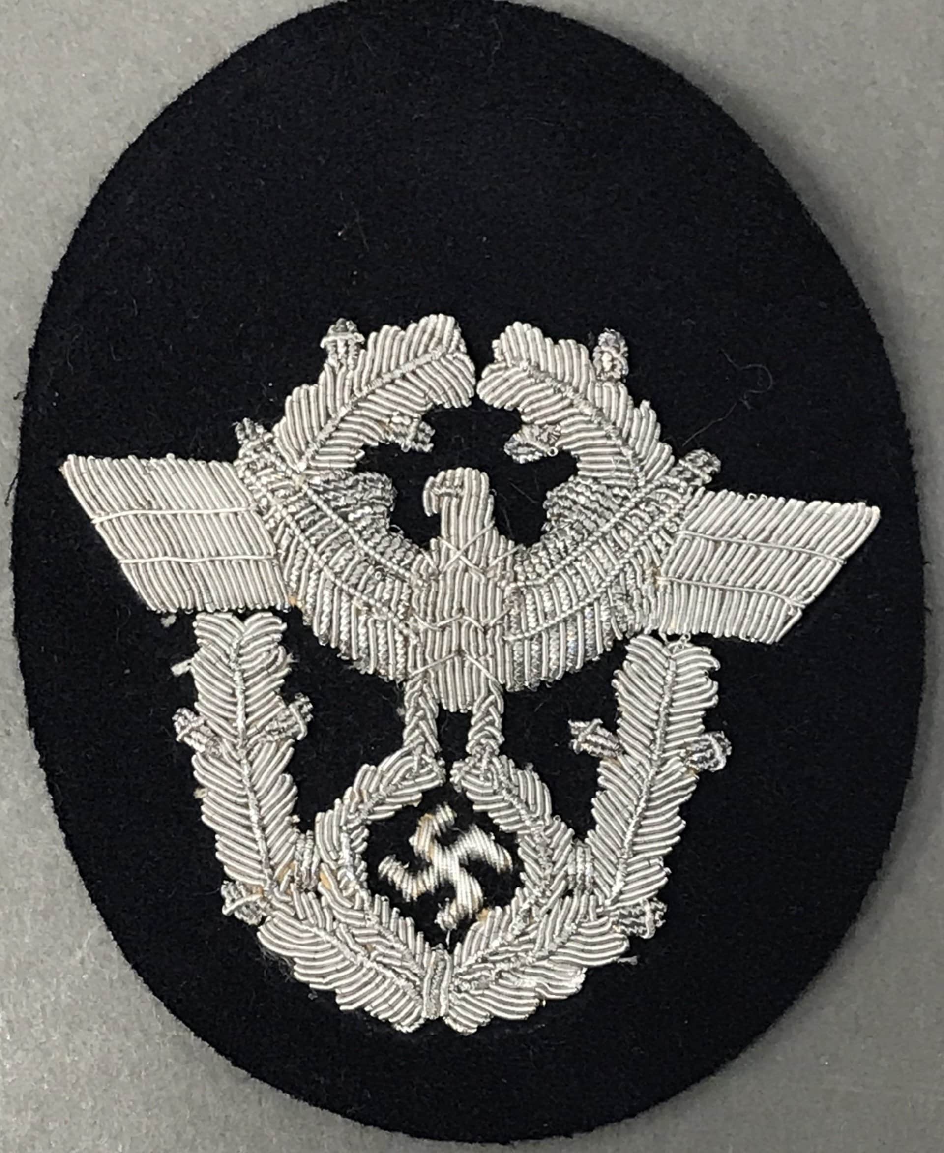 Rare WWII German Police Sleeve Eagle: A Collector's Gem
