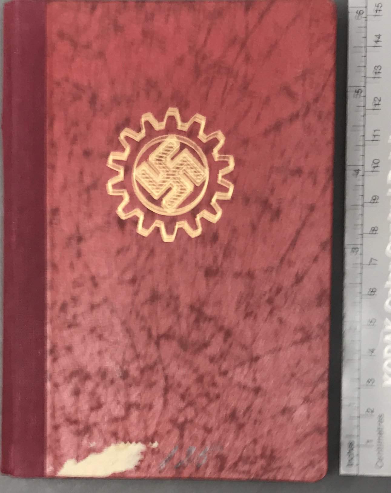 Discover Authentic WWII Nazi DAF Membership Book Relic