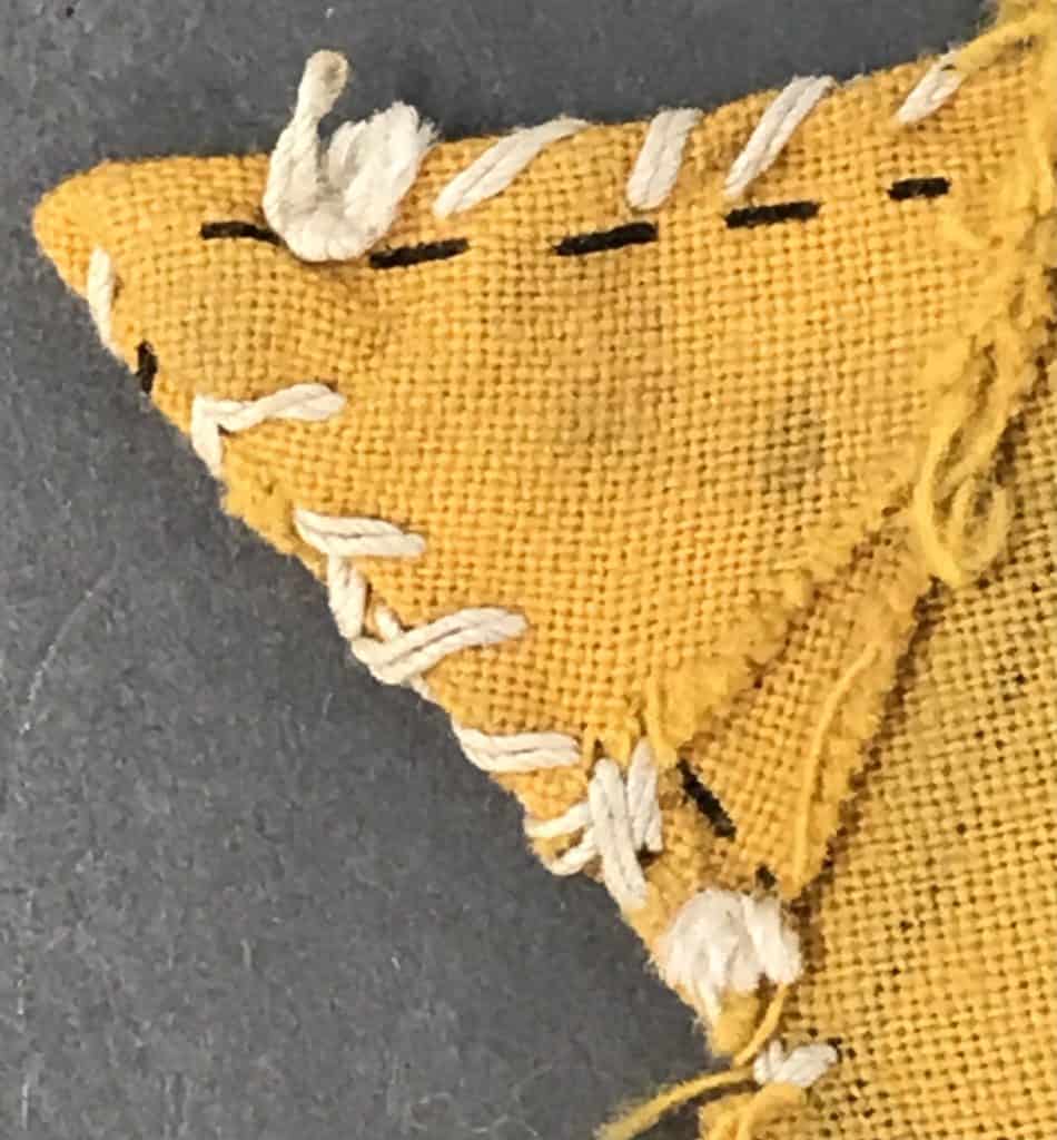 Very Rare Used and Worn Star of David Jewish Star 'Jood' Version