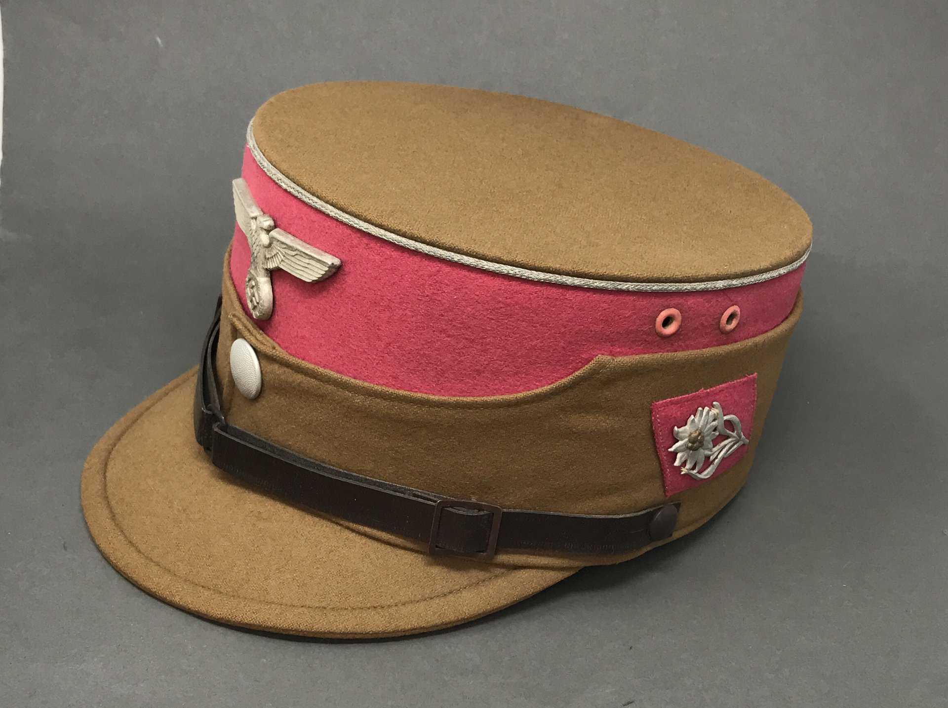 Investigate Rare Mint German SA Cap Relic from WWII Austria