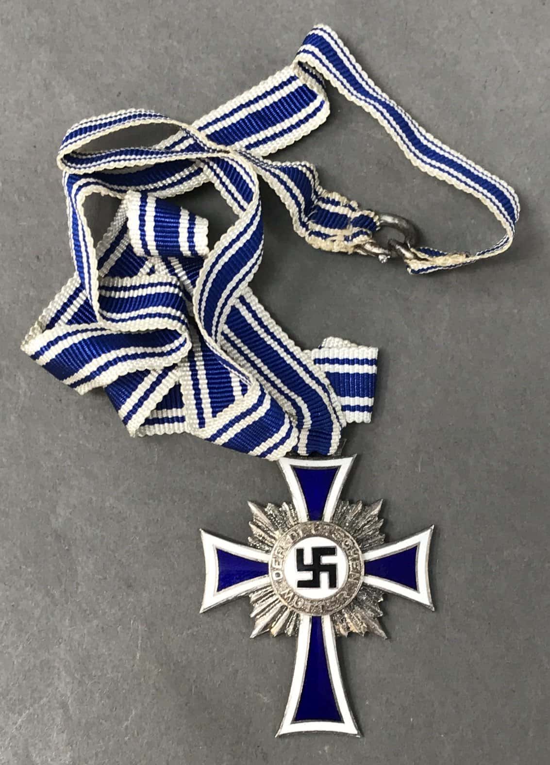 Authentic WWII Silver German Mothers Cross at Gettysburg
