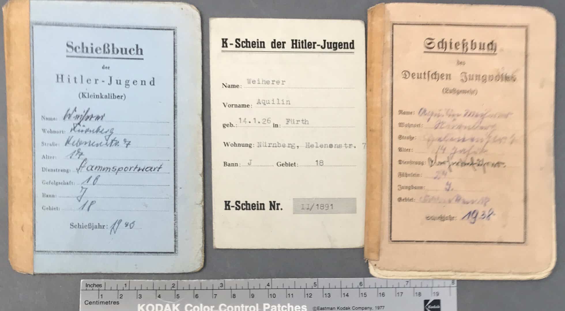 Original WWII Hitler Youth ID Document | Museum Certified
