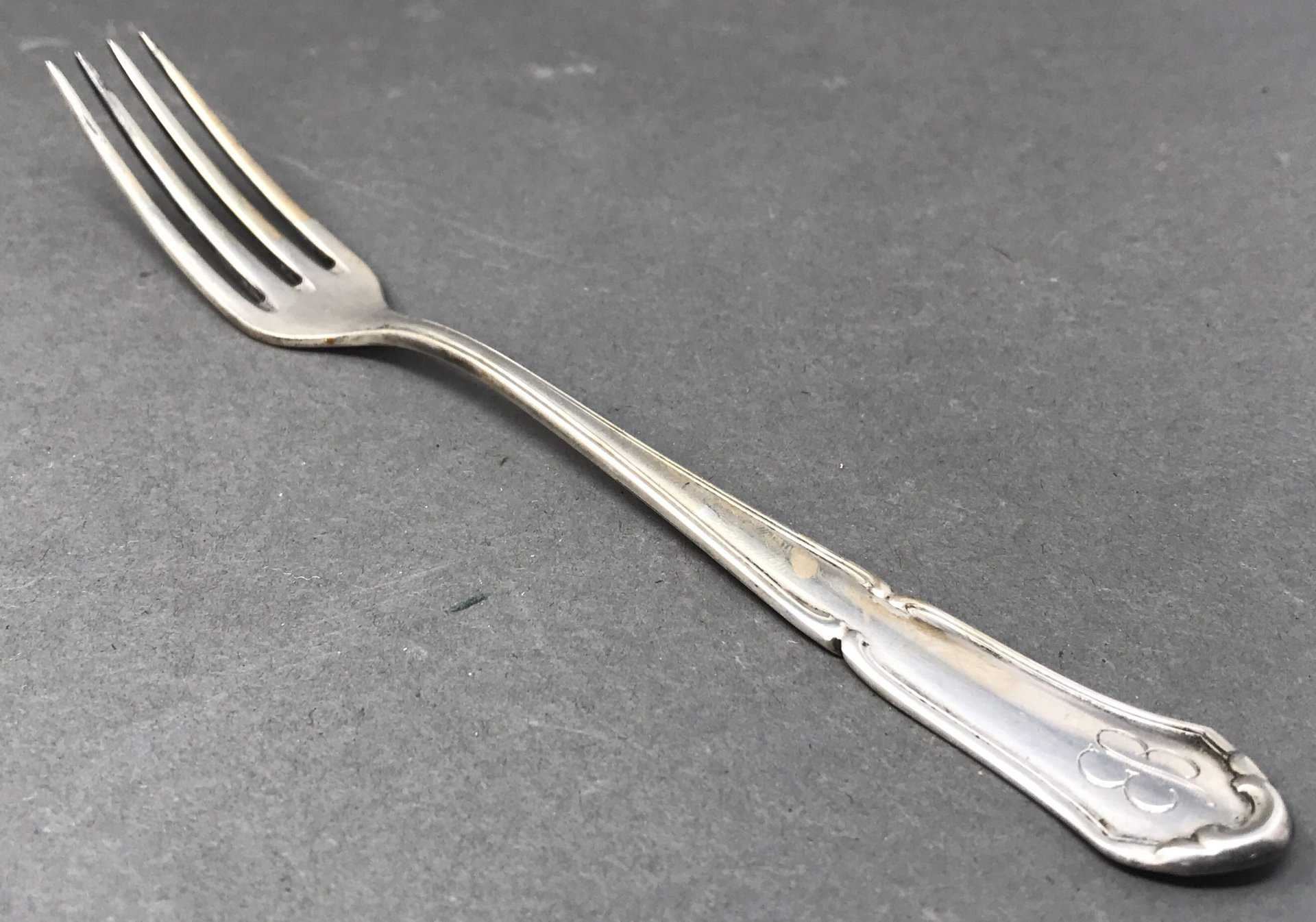 Eva Braun's EB Butterfly Fork - Certified WWII Artifact