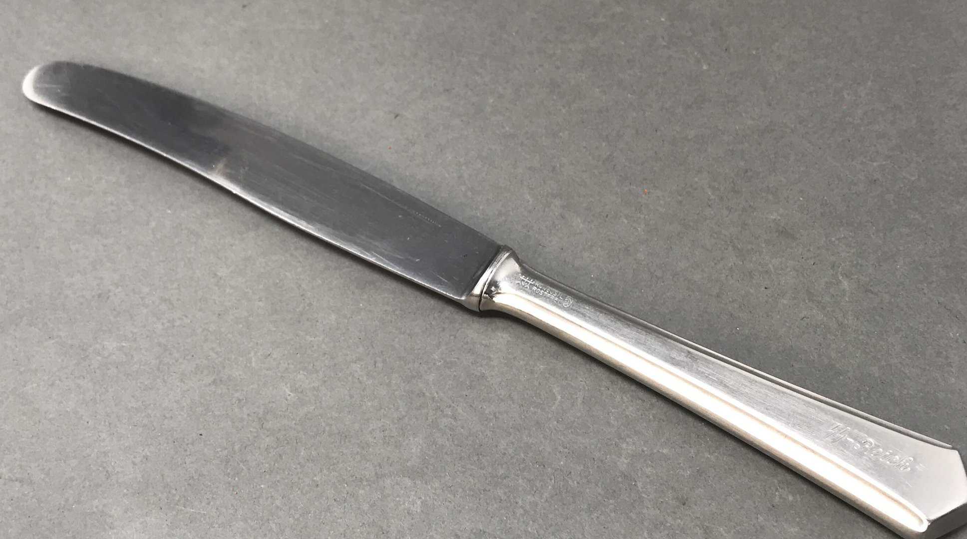 Examine WWII SS Silver Knife From Veteran Provenance