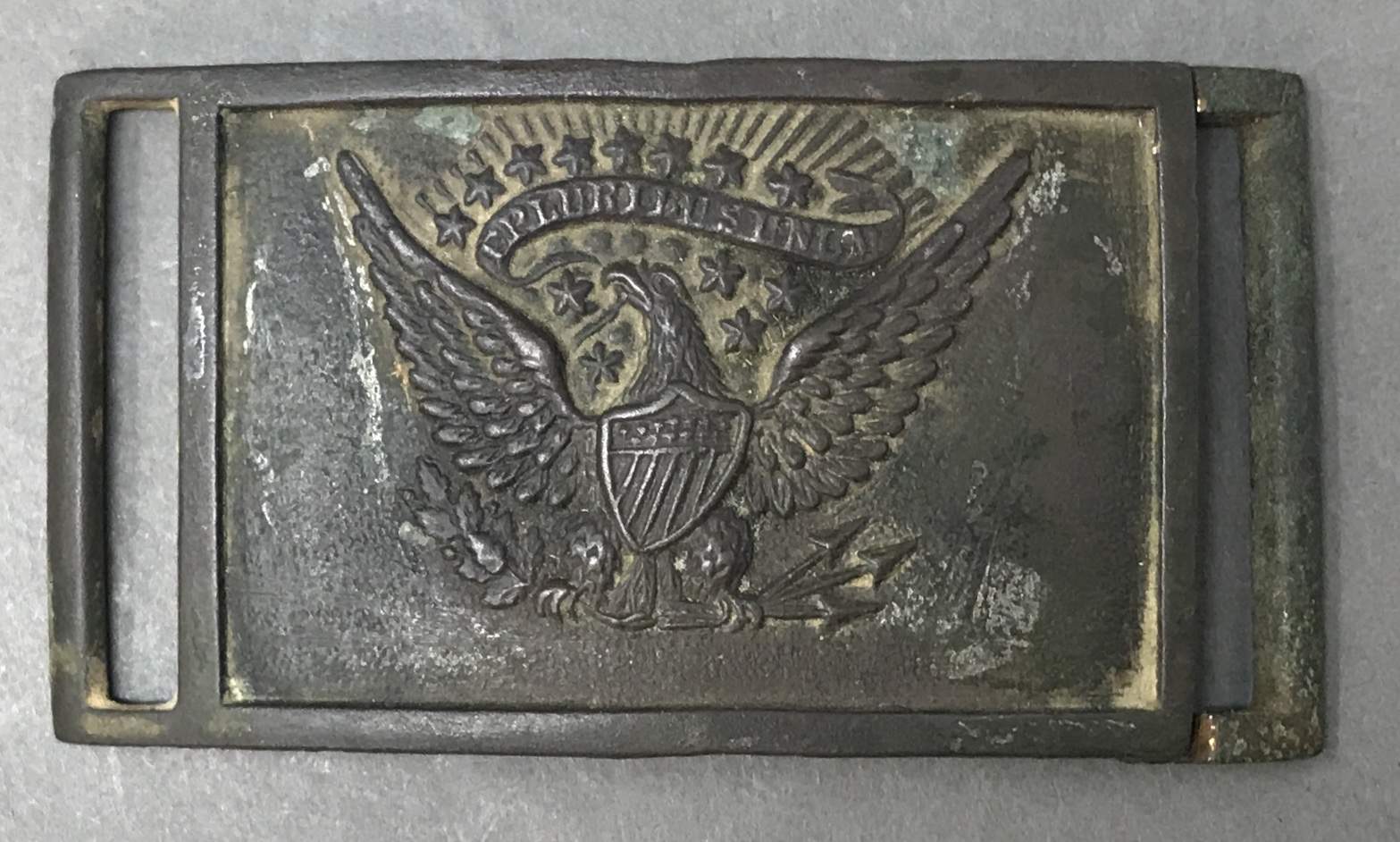 Civil War Union Eagle Sword Belt Plate at Kellys Ford