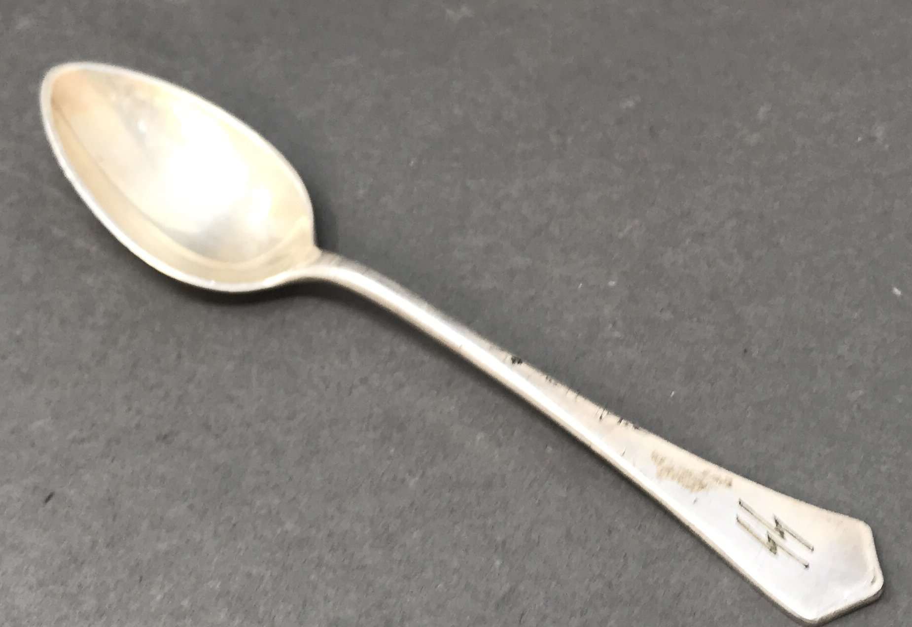 Reveal Rare WWII German SS Silver Spoon Museum Artifact