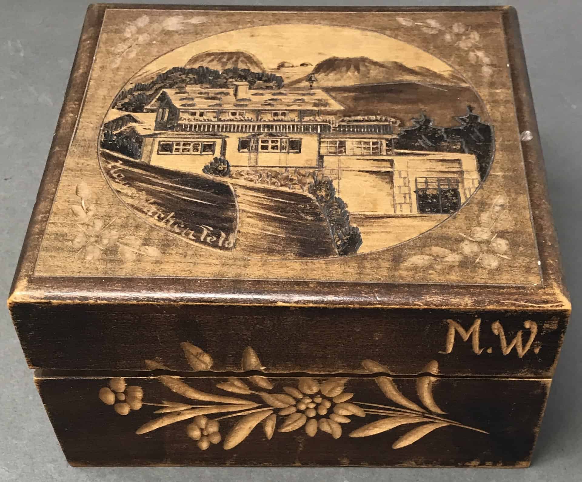 Explore Rare Hitler Berghof Wooden Box Relic of History