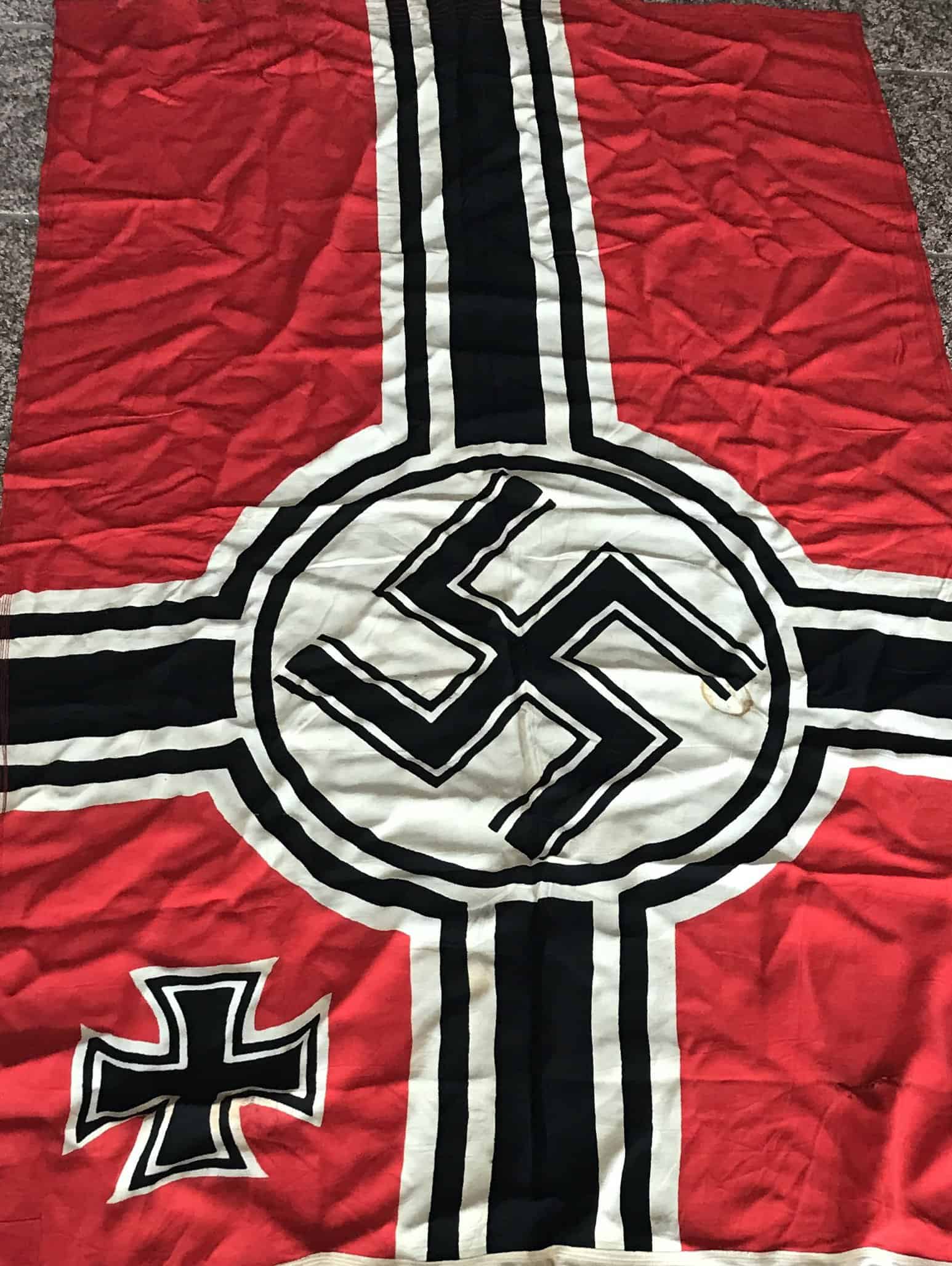WWII NSDAP War Flag Rarity - Certified | Gettysburg Museum