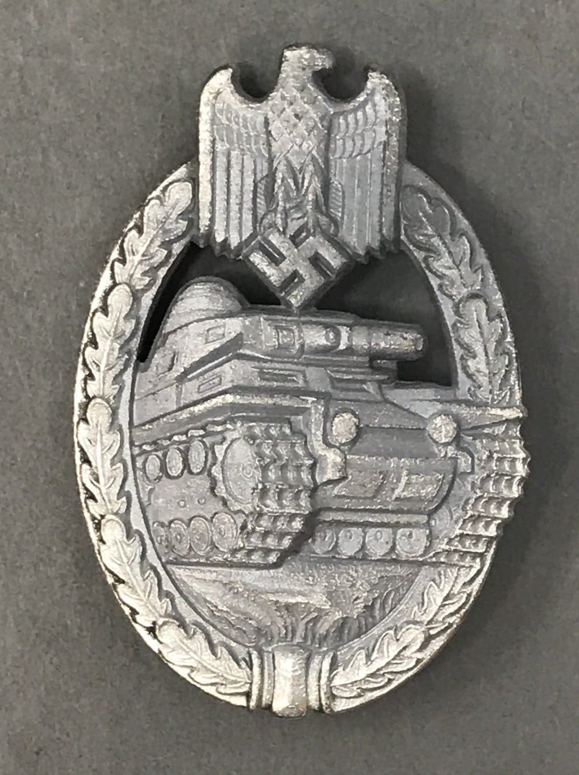 Discover Original WWII German Panzer Assault Silver Badge