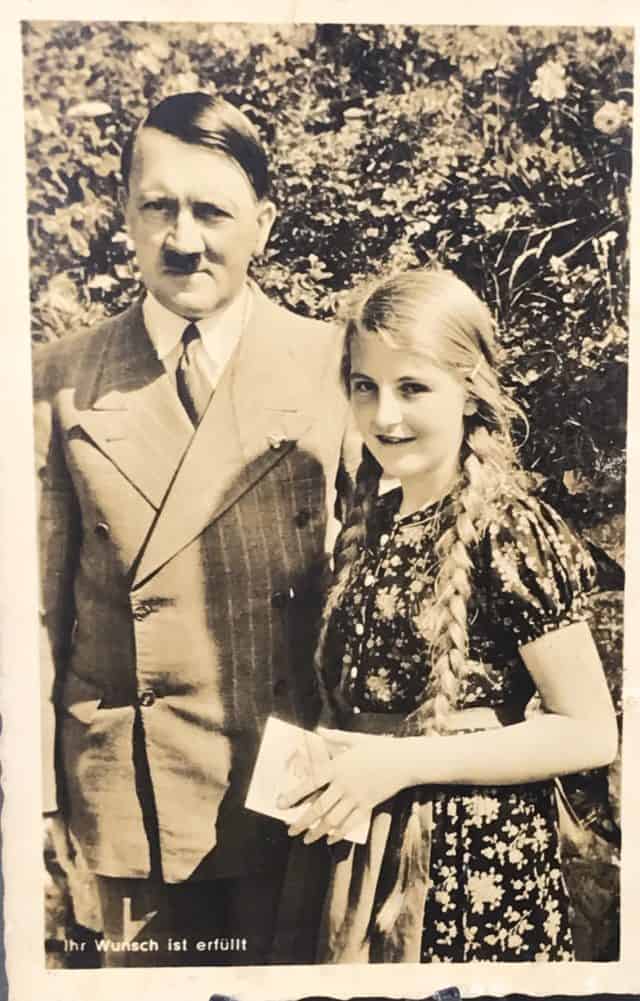 Discover 1930s Hitler Photo Postcard: WWII History Artifact