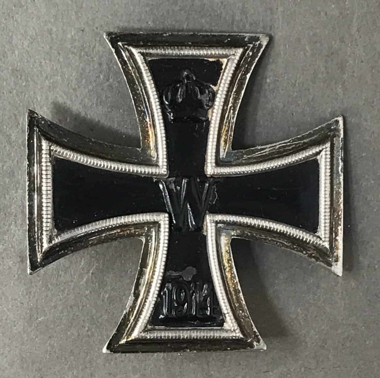1914 Iron Cross First Class: Certified WWI Relic