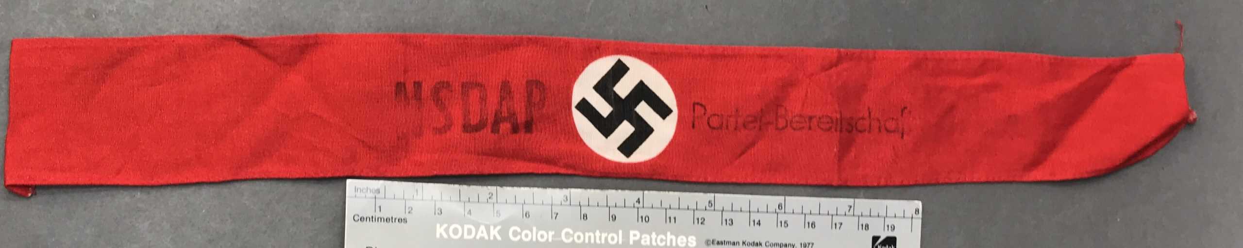 Explore Certified Original Nazi Party Armband Relic Now