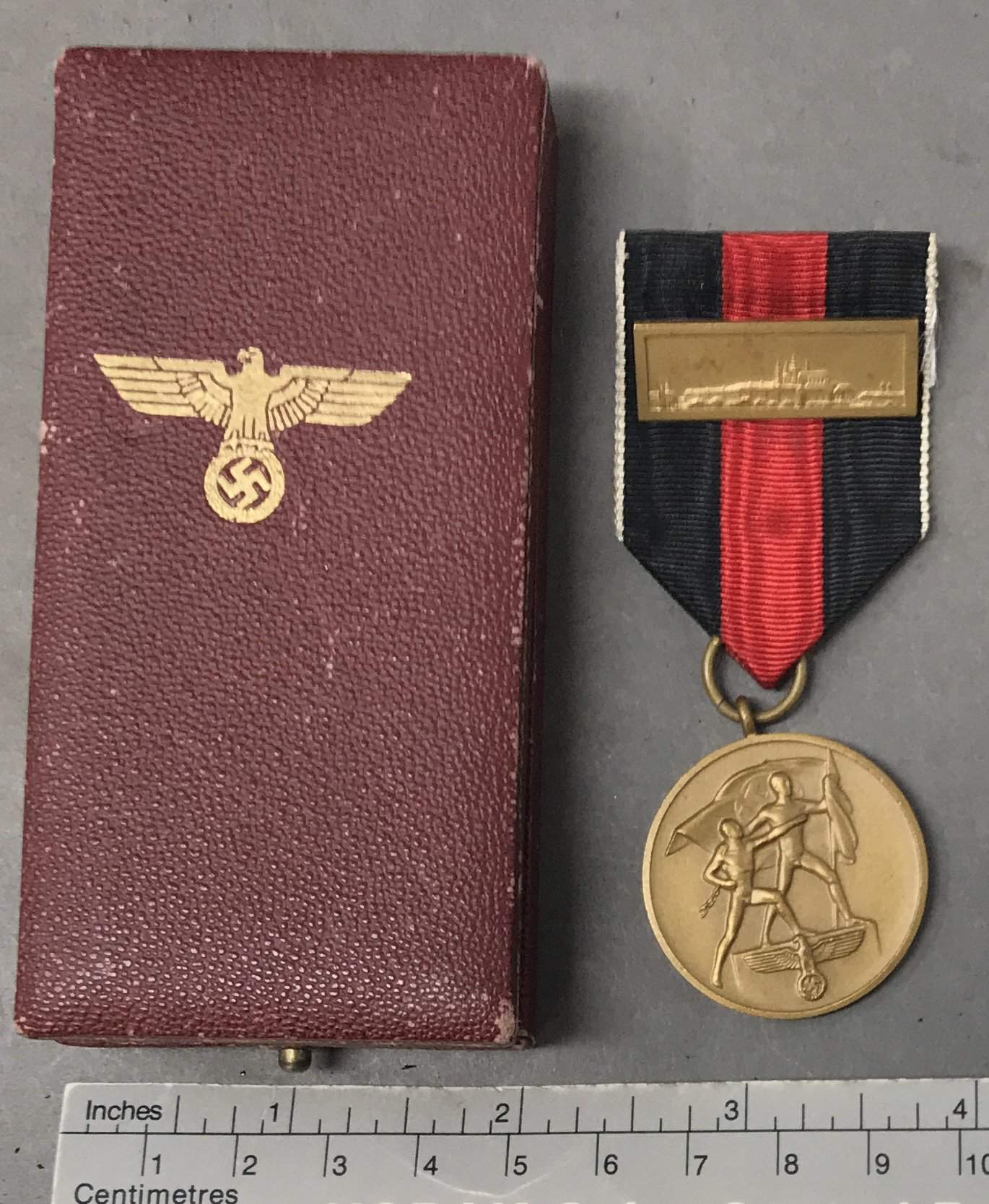 WWII German Medal with Case – Certified by Museum