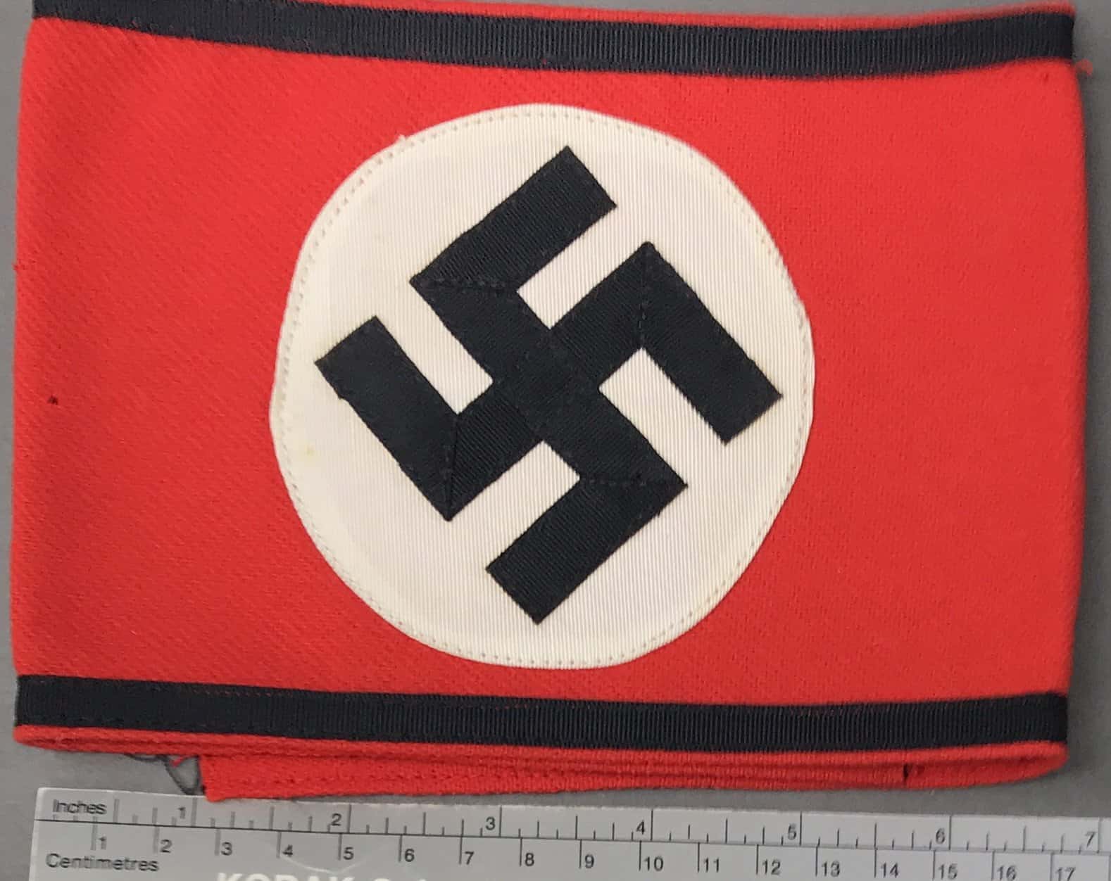 Discover WWII Deluxe Nazi Armband Artifact from Veteran