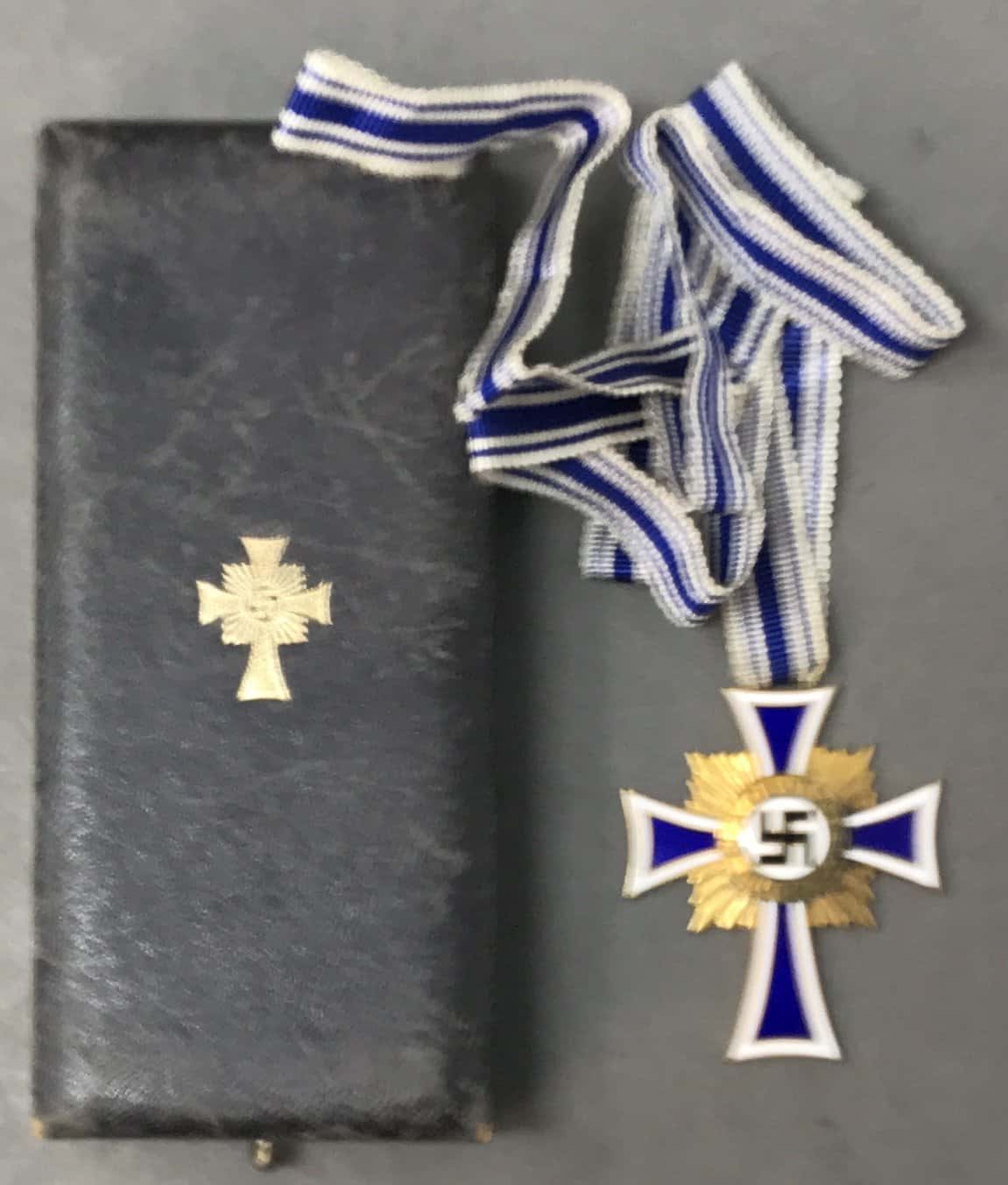 WWII German Mother's Cross in Gold - Authentic & Certified