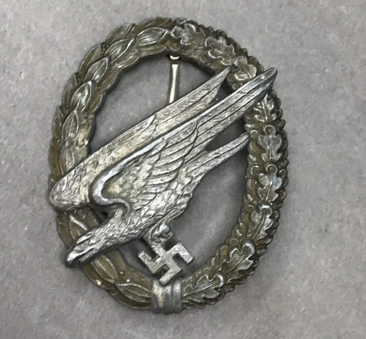 Rare WWII German Paratrooper Badge - Find It in Gettysburg