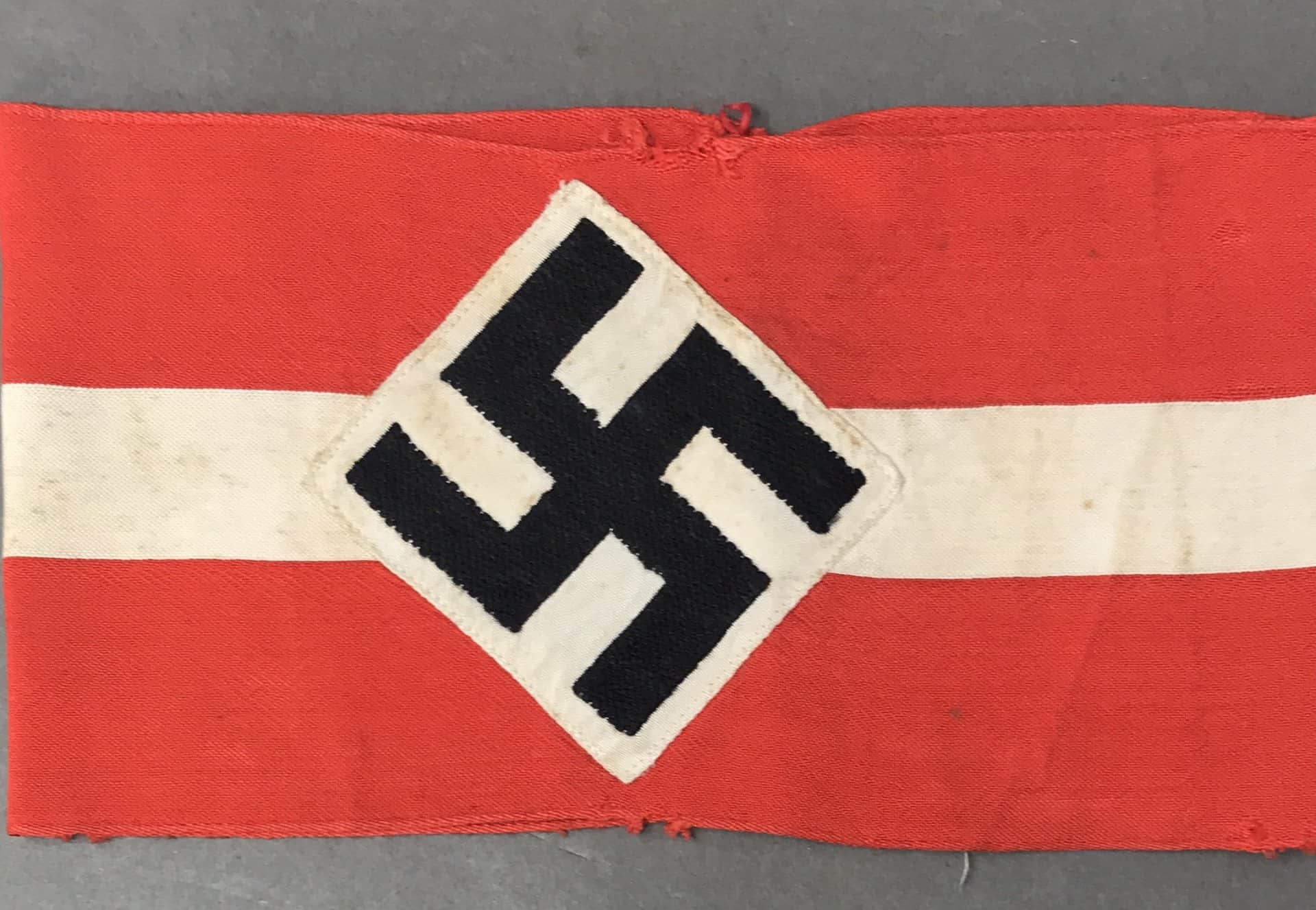 Uncover Certified WWII German Hitler Youth Arm Band Relic