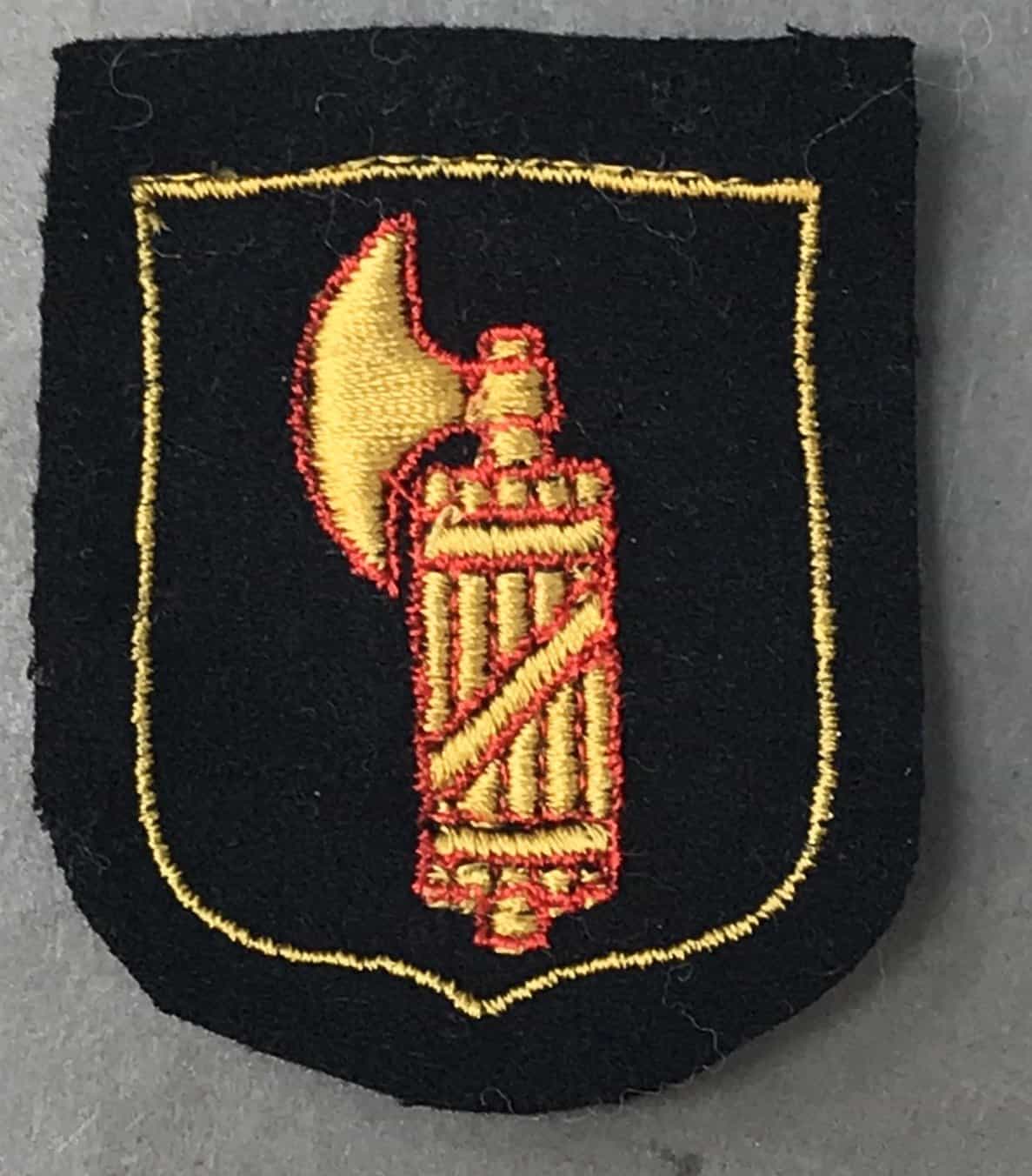 Original WWII German Waffen-SS Italian Sleeve Shield