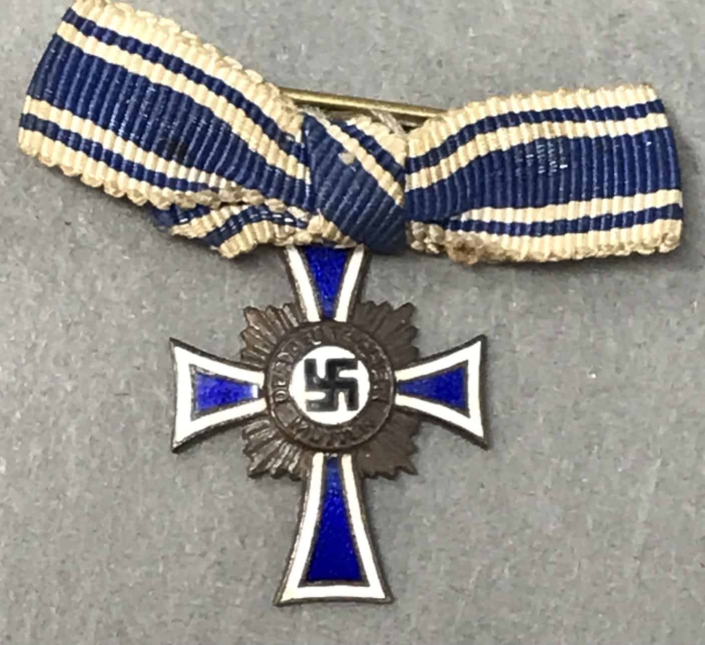 Unlock Original German Mothers Cross WWII Bronze Relic