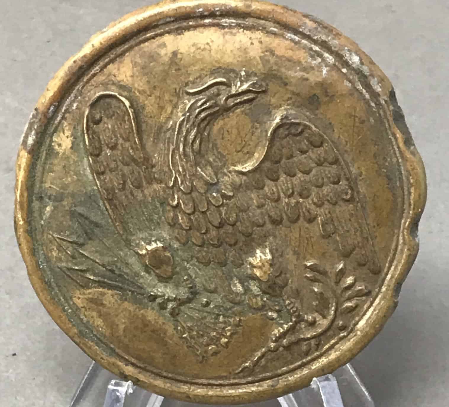 Gettysburg Certified Civil War Union Eagle Breast Plate