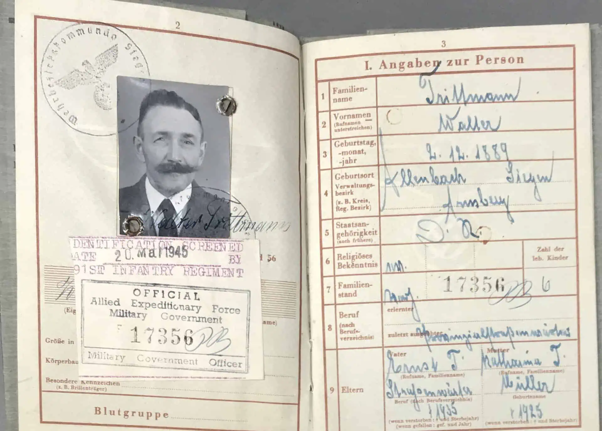 WWII Authentic Nazi Flag - Rare Collectible from Gettysburg