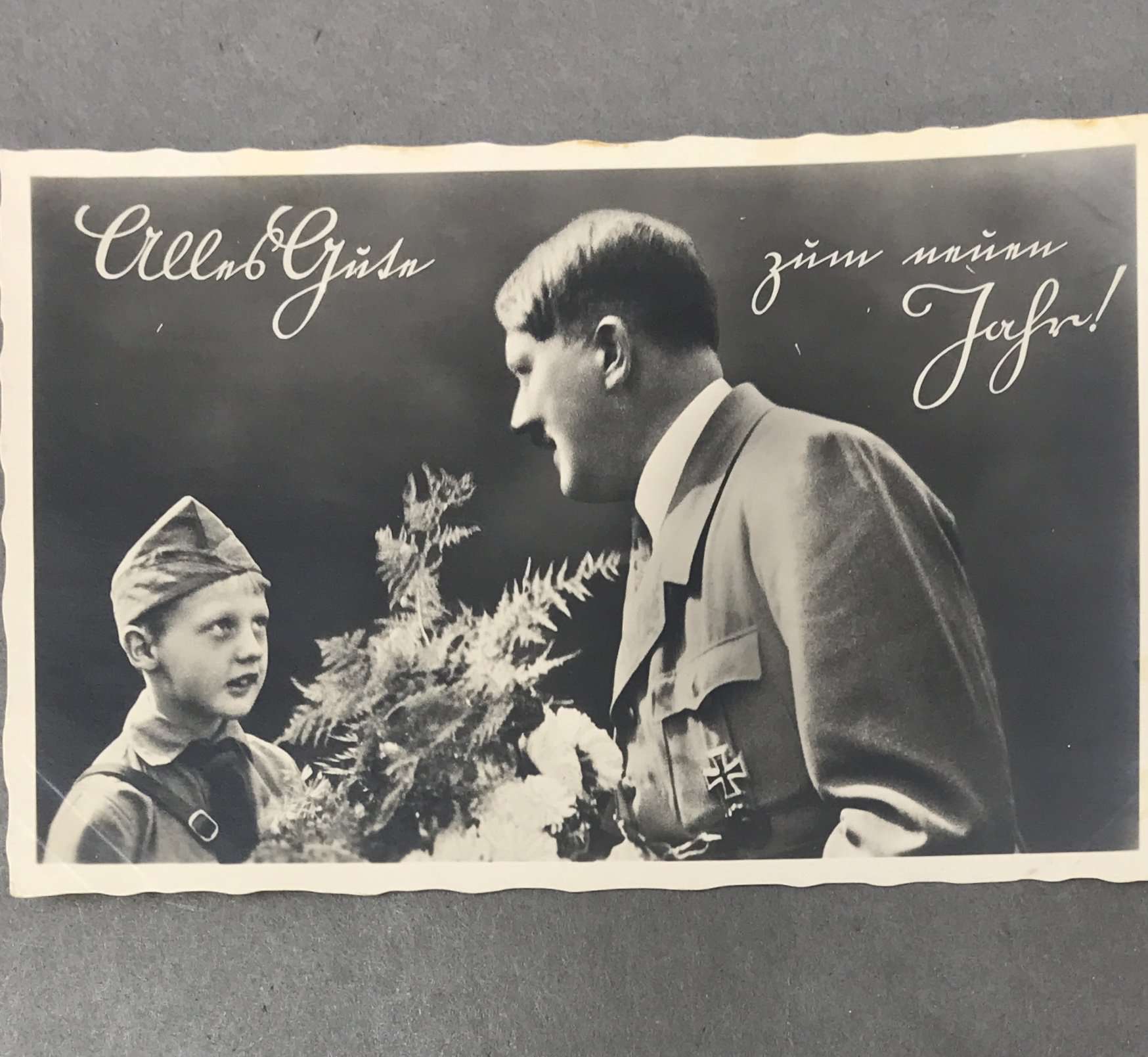 Discover Hitler Christmas Photo Postcard Relic at Gettysburg