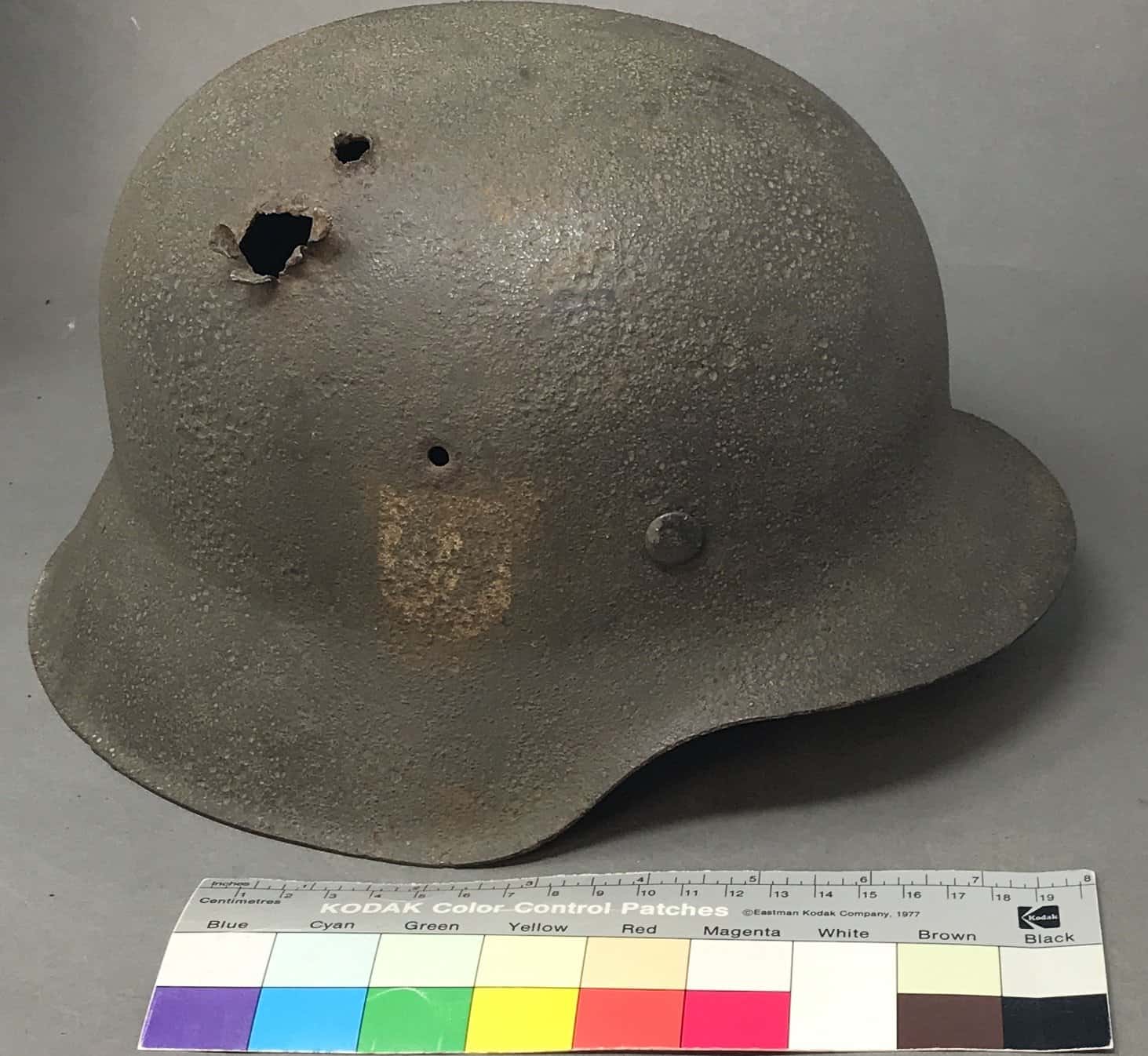 Explore WWII German Combat Helmet Relic from Eastern Front