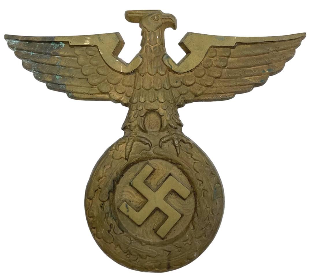 Uncover Authentic WWII Deco Nazi Wall Eagle Relic Now