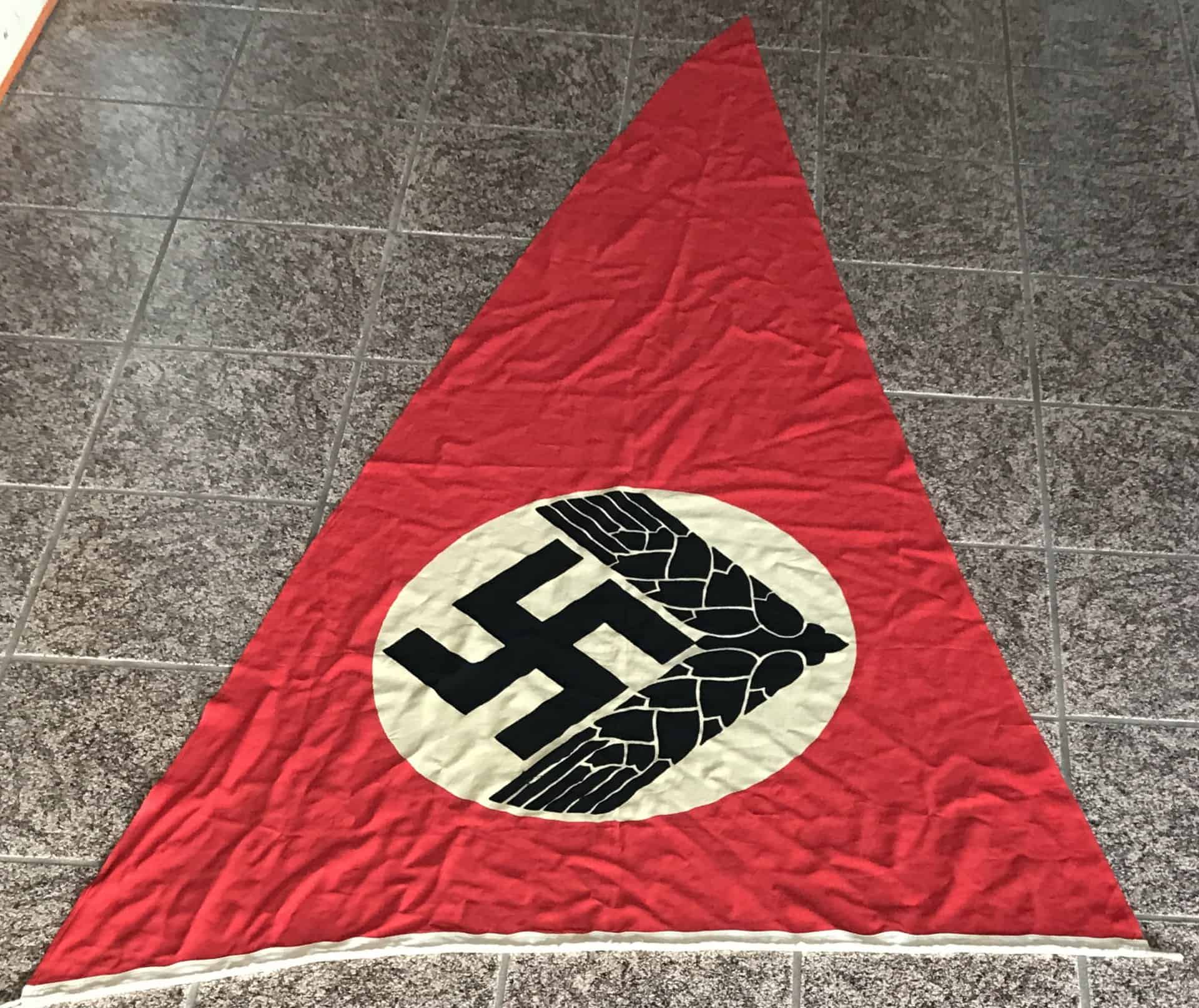 Certified Original WWII Nazi Women's RADwJ Flag For Sale