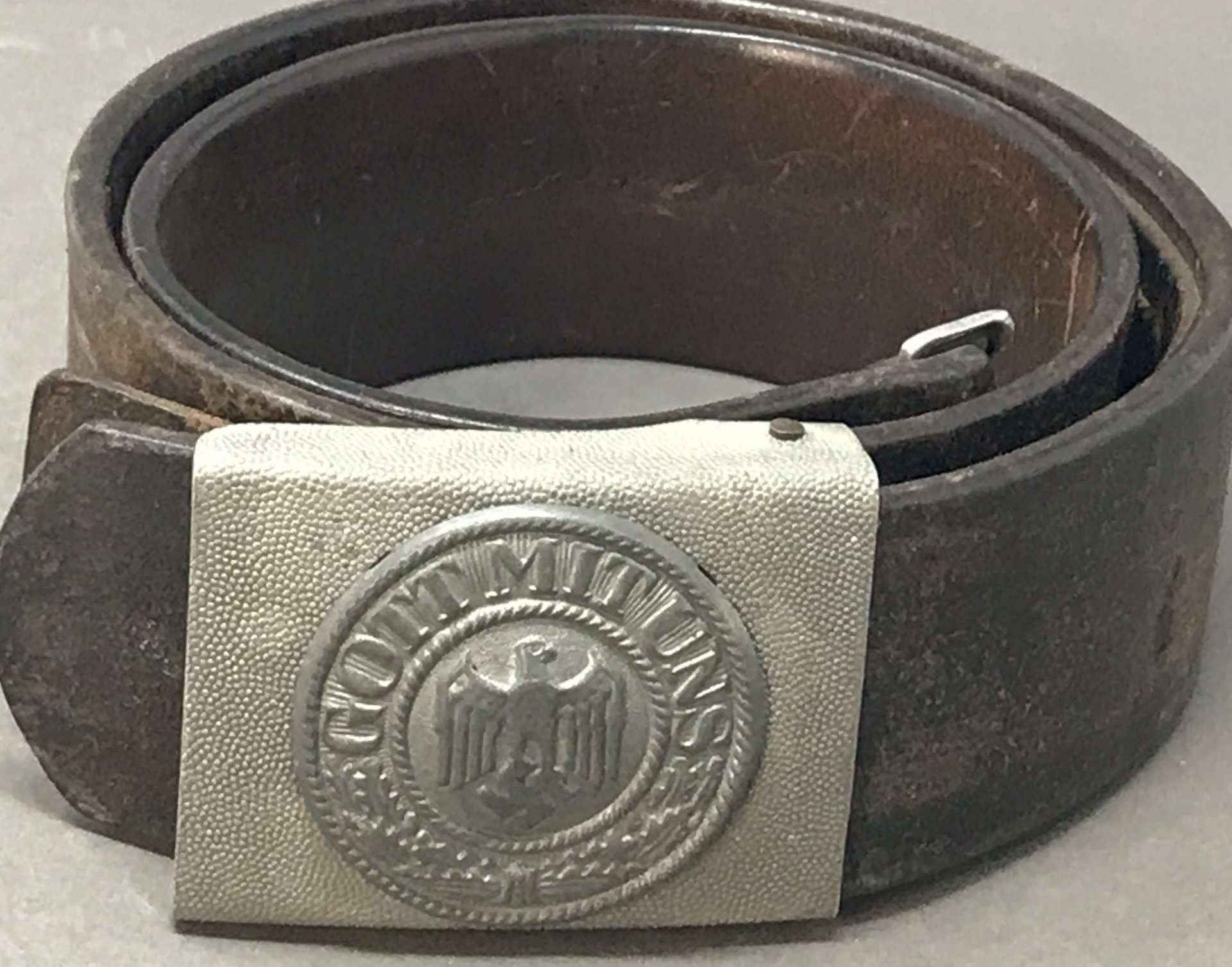 Rare WWII German Belt Buckle – Certified Relic for Sale