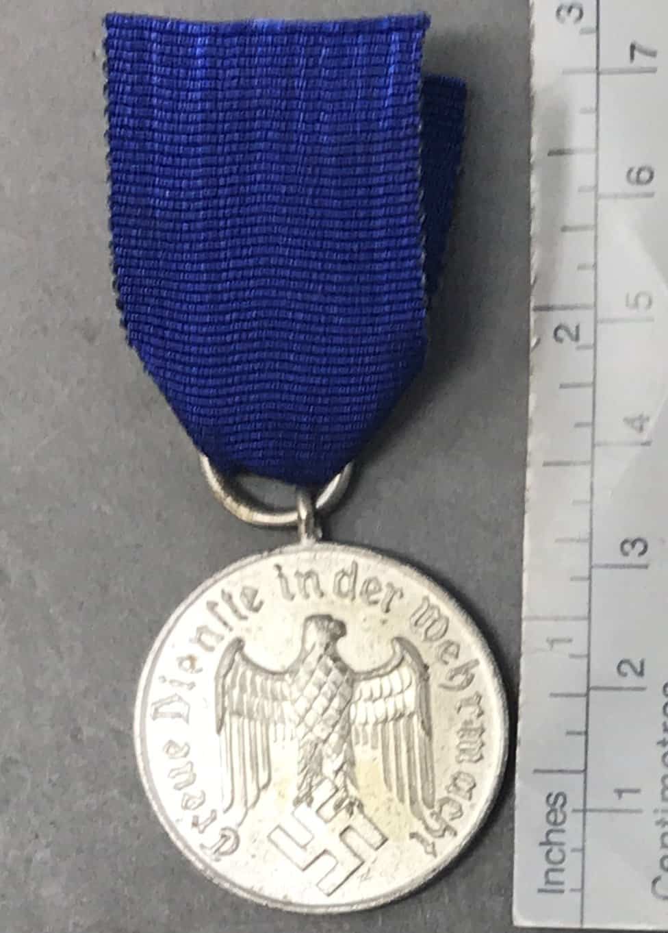 WWII German Service Medal: A Veteran's Unique Discovery