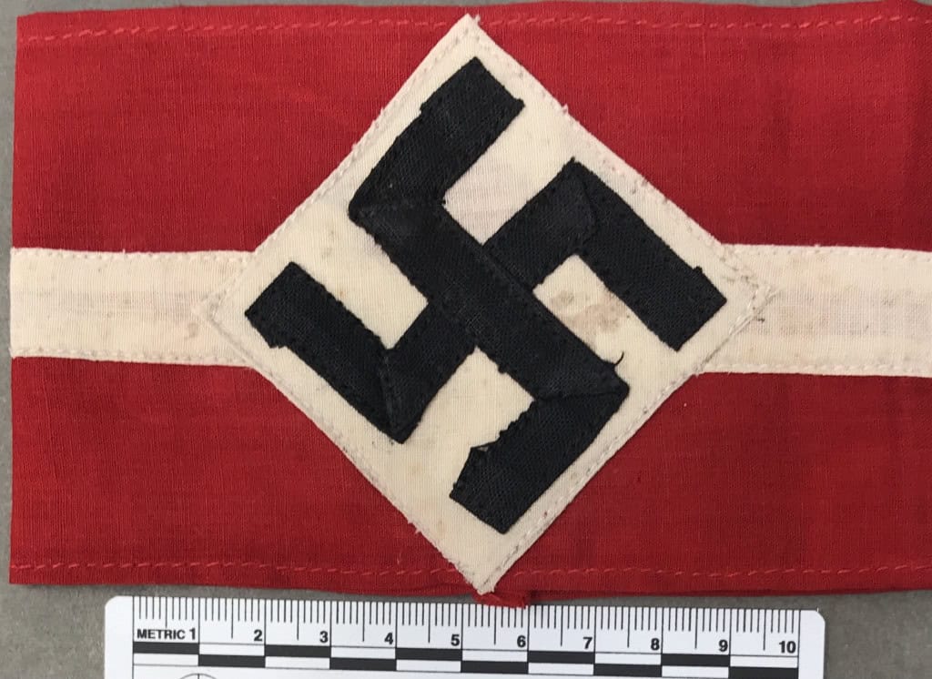 Authentic WWII German Hitler Youth Arm Band - Veteran's Relic