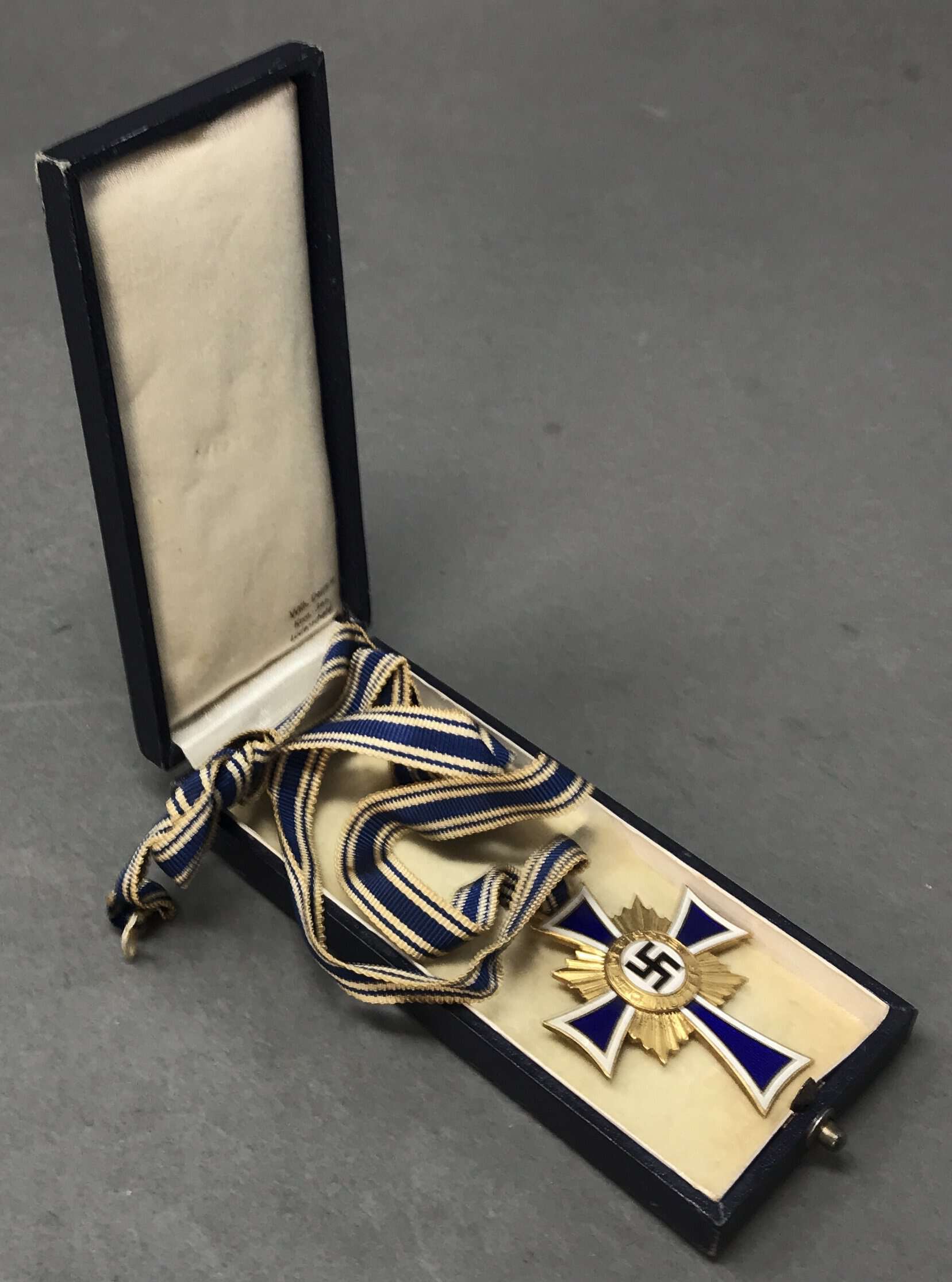 WWII German Mother's Cross in Gold - Authentic Award