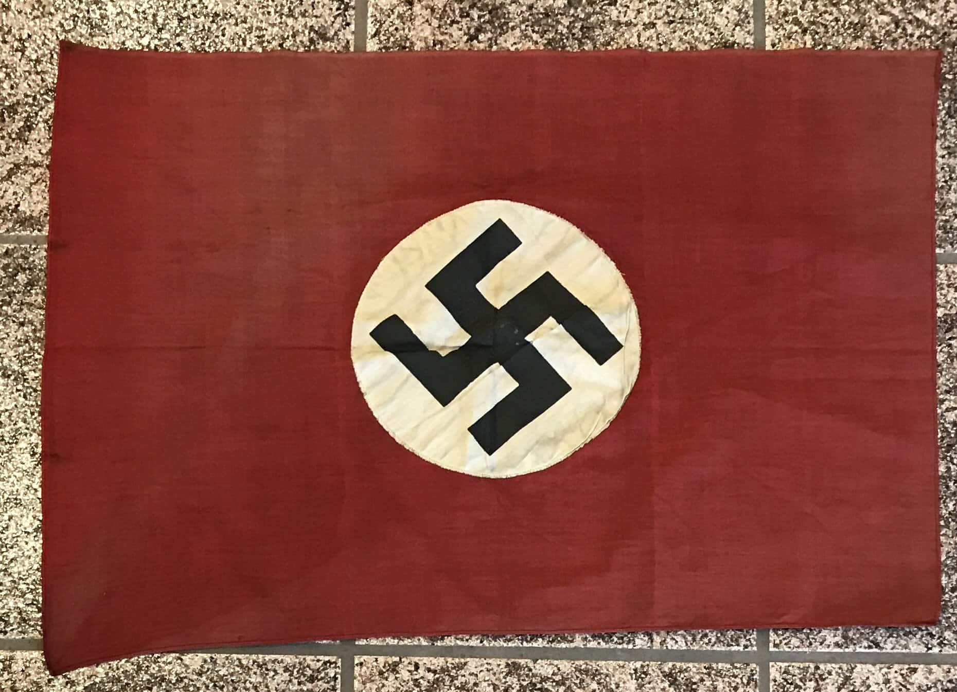 Certified WWII Nazi Party Flag | Gettysburg Museum Relic