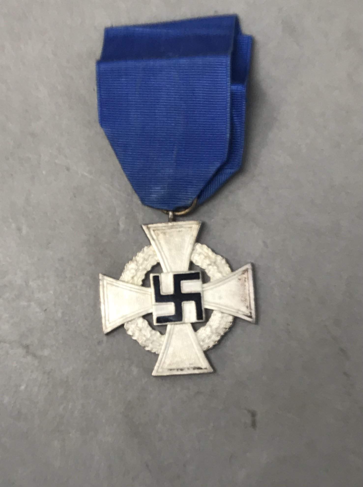 Rare WWII German Faithful Service Medal - US Veteran's Find