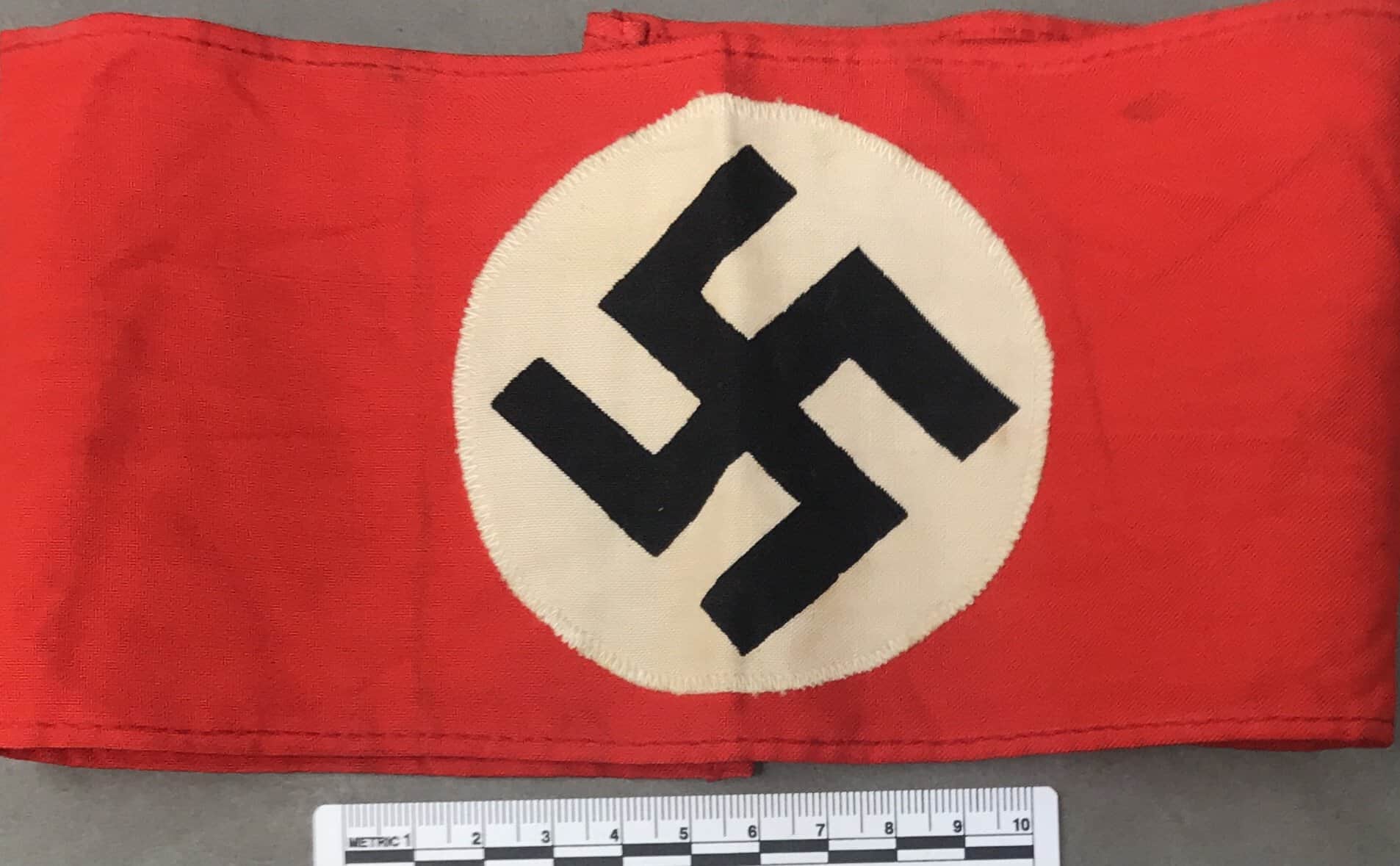 Authentic WWII Nazi Armband Certified by Gettysburg Museum
