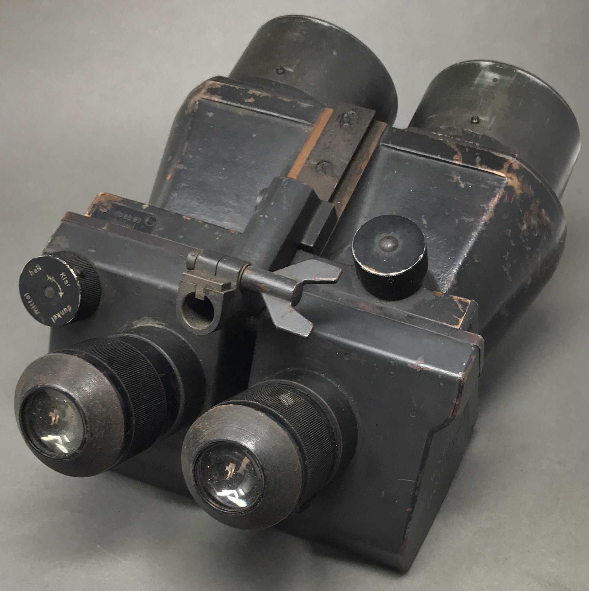 Rare WWII Artillery Optics: Certified German Binoculars