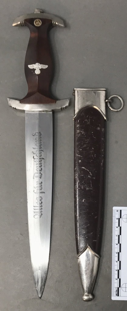 Original German NSDAP (NAZI PARTY) SA (Brown Shirts) Dagger RZM Marked ...