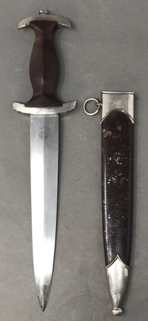 Original German NSDAP (NAZI PARTY) SA (Brown Shirts) Dagger RZM Marked ...