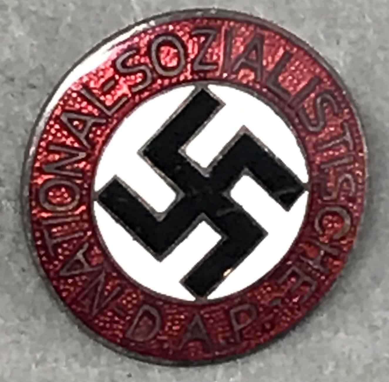 Authentic Nazi Party RZM Enamel Badge for Collectors