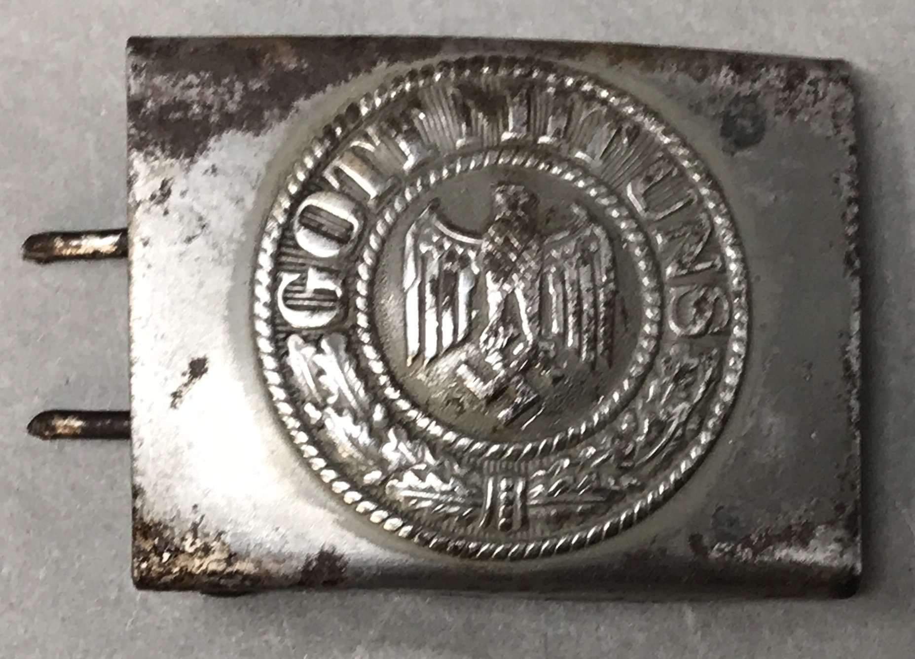 Uncover Authentic WWII German Belt Buckle Relic 1941