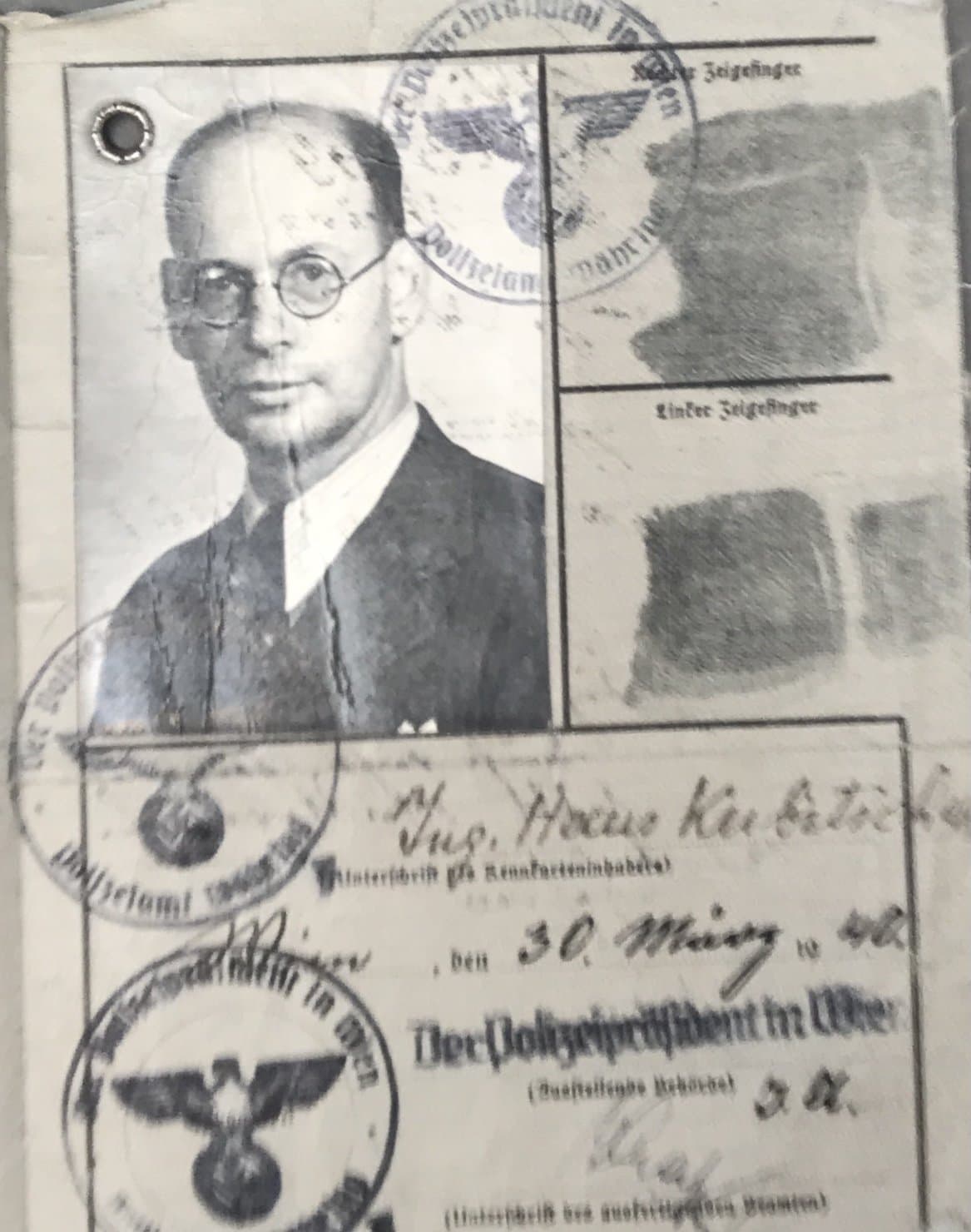 Rare Nazi Party ID Document - Exclusive at Gettysburg Museum