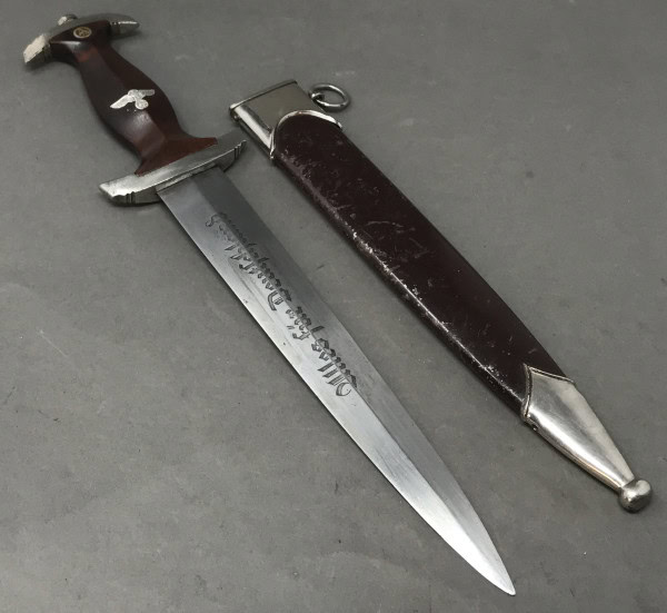 Original German NSDAP (NAZI PARTY) SA (Brown Shirts) Dagger RZM Marked ...