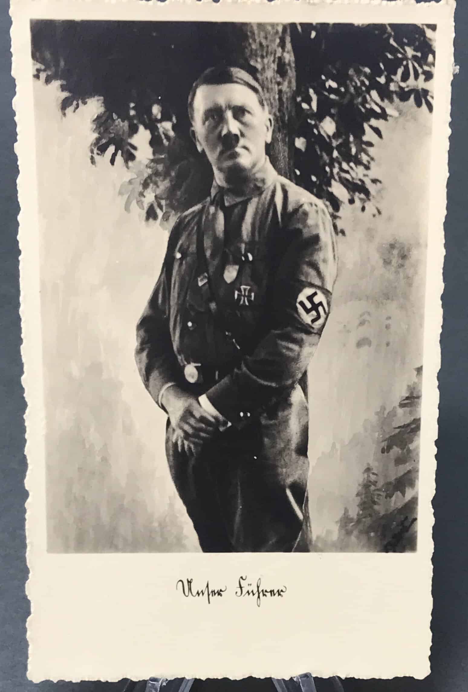 Rare 1930s Adolf Hitler Photo Postcard: Verified Authentic