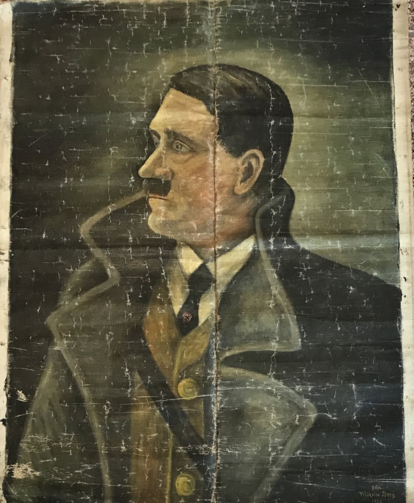 Rare Hitler Portrait Postcard by Hoffman | World War II Memorabilia
